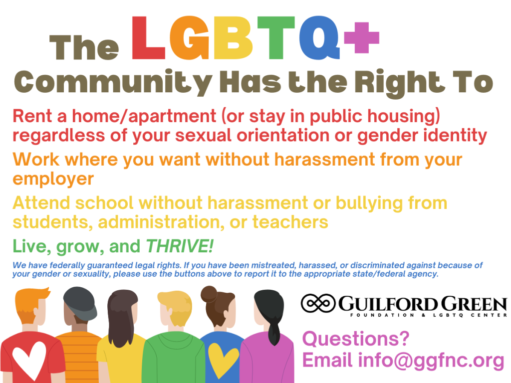 Report Discrimination · Guilford Green Foundation